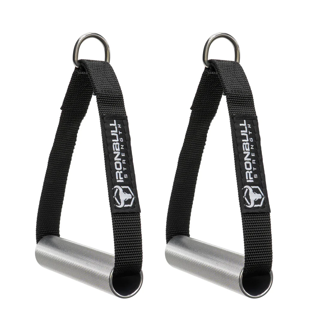 D-Handle Cable Attachment (Pair) - Aluminum - Dumbbells To Treadmills Ltd